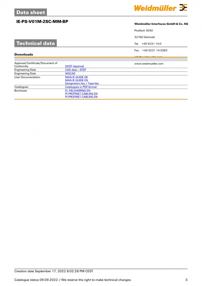 WEIDMULLER 1963270000 technical document page 3
