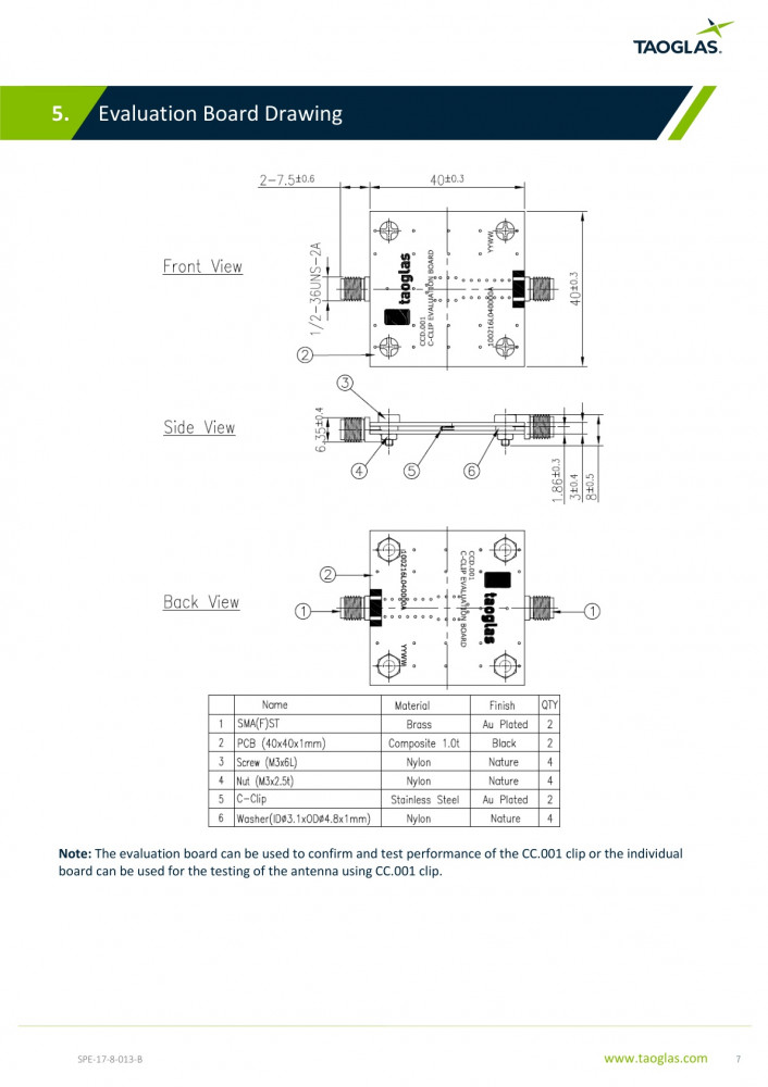 CC.001 datasheet page 7