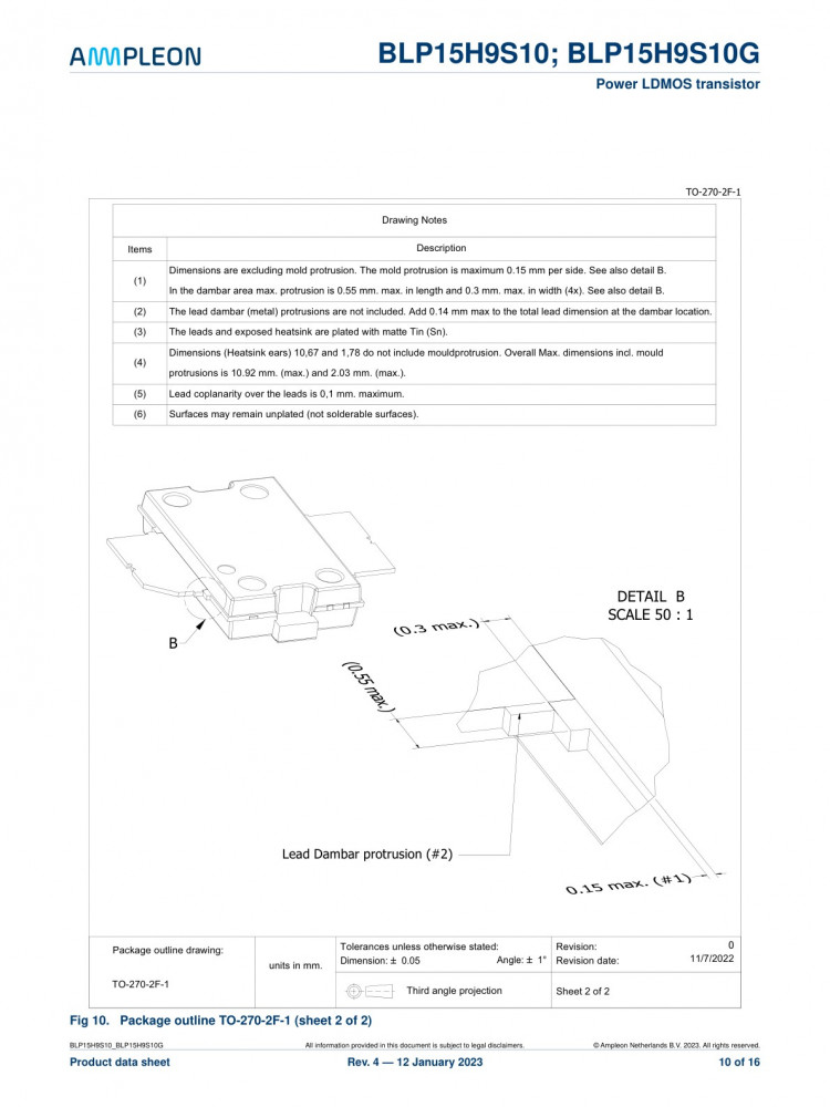 BLP15H9S10G datasheet page 10