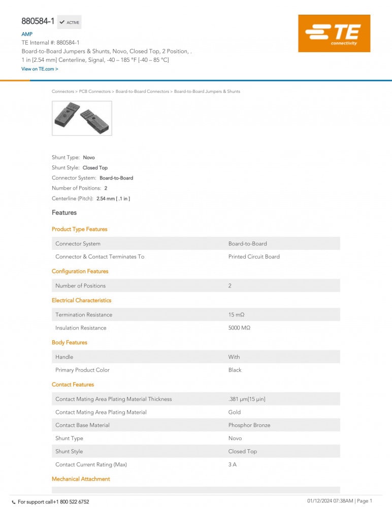 880584-1 technical document page 1