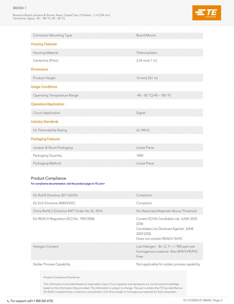 880584-1 technical document page 2