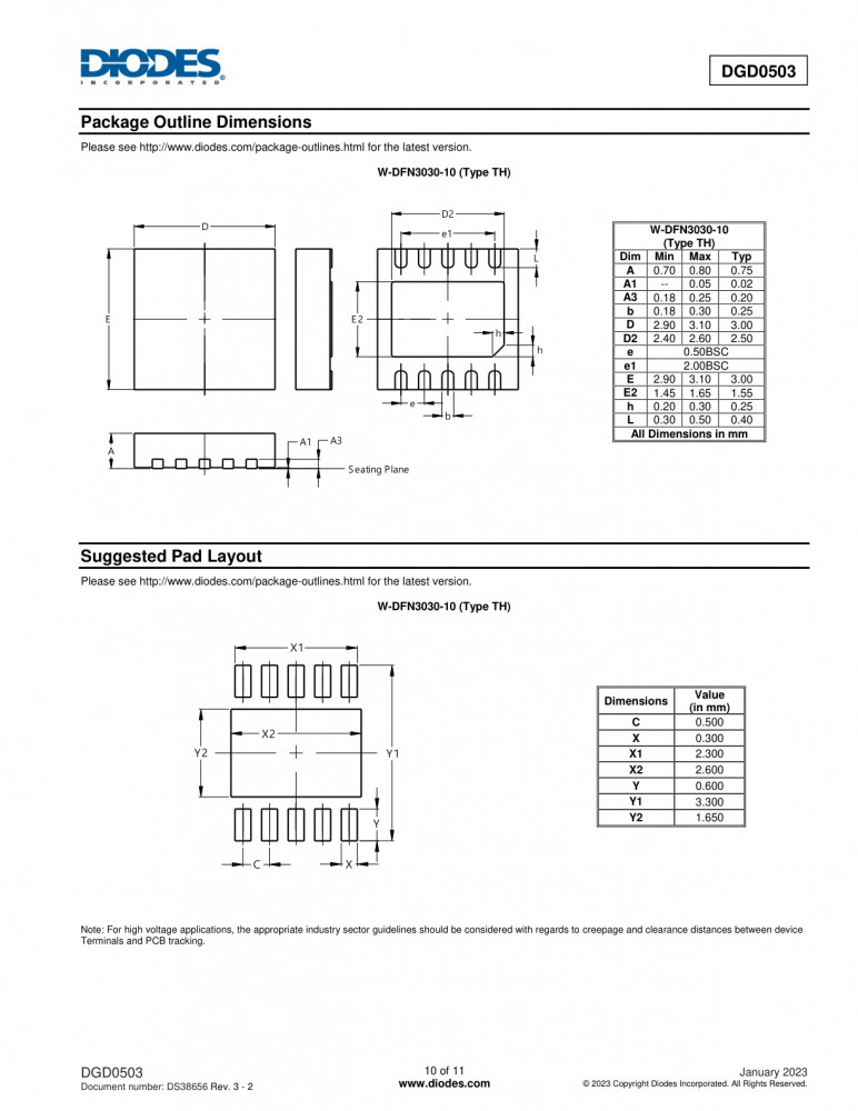 DGD0503FN-7 datasheet page 10