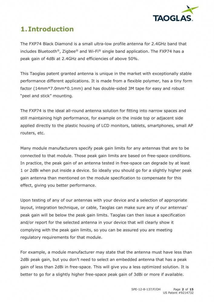 FXP74.07.0100A technical document page 2