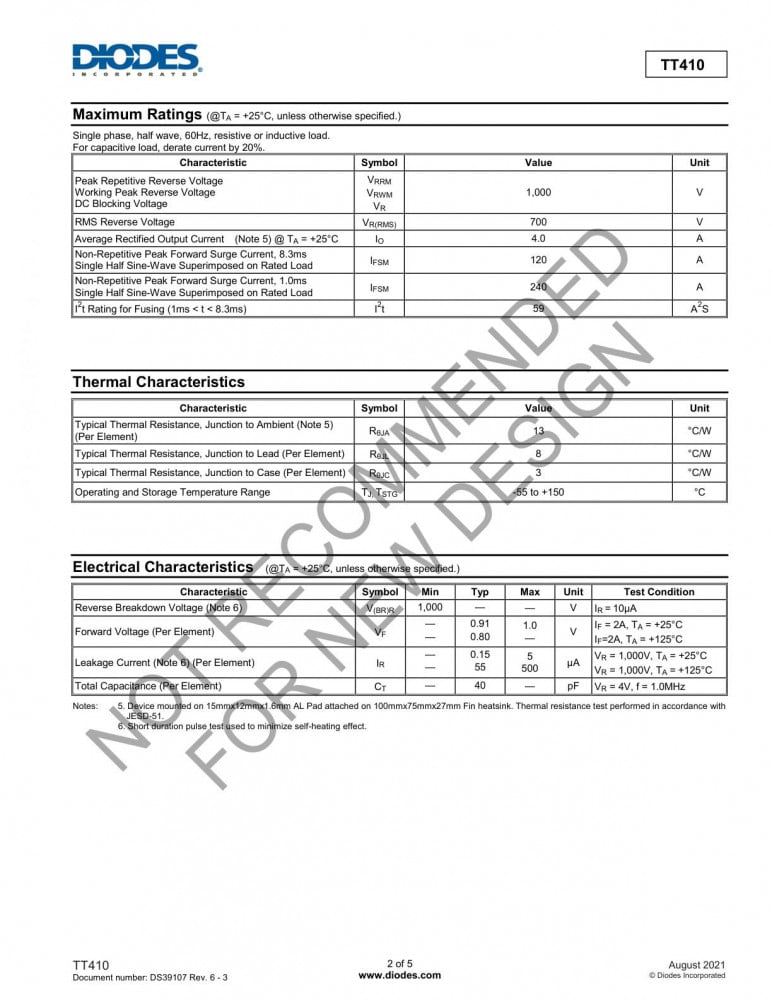TT410-13 datasheet page 2