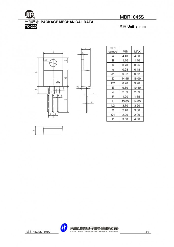 MBR1045S datasheet page 4