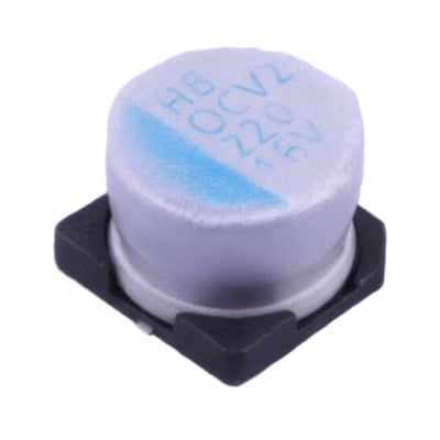 Lelon OVZ471M1CTR-1013 Aluminum-Polymer Capacitor