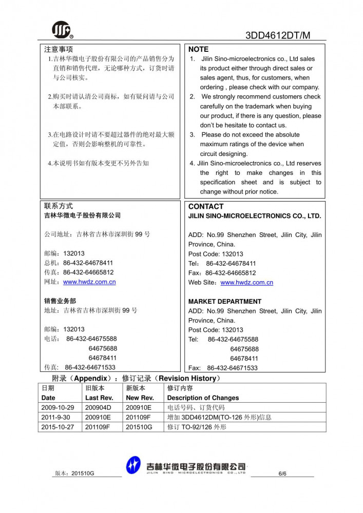 3DD4612DT-92 datasheet page 6
