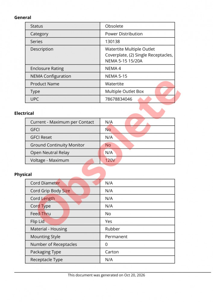 MOLEX 1301380045 product document image, page 2