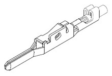 Micro-Lock 1.25mm Pitch Wire-to-Wire Crimp Terminal, Male, 30-26 AWG, Reel for sale