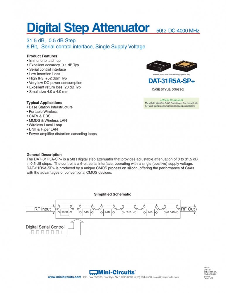 DAT-31R5A-SP+ datasheet page 2