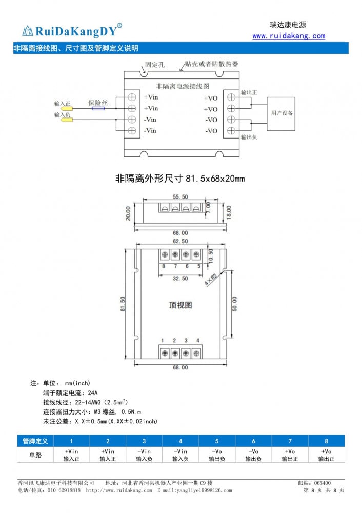 RMF75-110S05 datasheet page 8