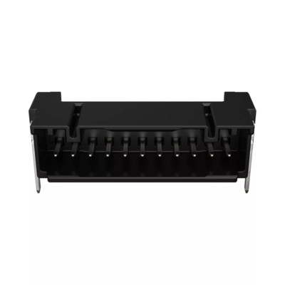 Micro-One Wire-to-Board Header, Right Angle, 2.00mm Pitch, Single Row, Glow-Wire Capable, Through Hole, 11 Circuits, Tin-Bismuth Plating, Black for sale