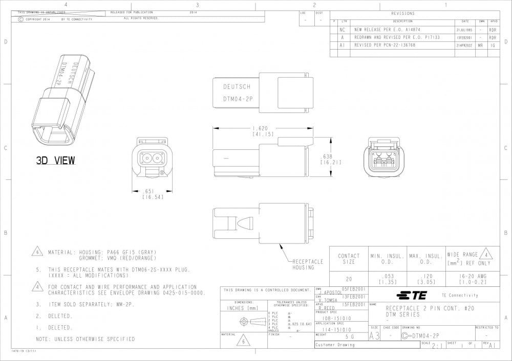 DTM04-2P technical drawing preview