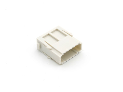 Heavy-Duty Spring Terminal Insert, Male, 6-Pole, 16A, Silver (Ag) Plated Contacts, Size 6B «44x27»