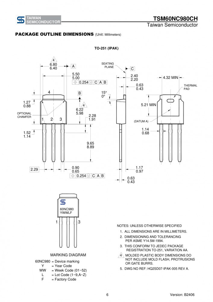 TSM60NC980CH datasheet page 6