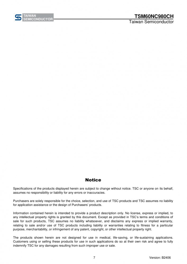 TSM60NC980CH datasheet page 7