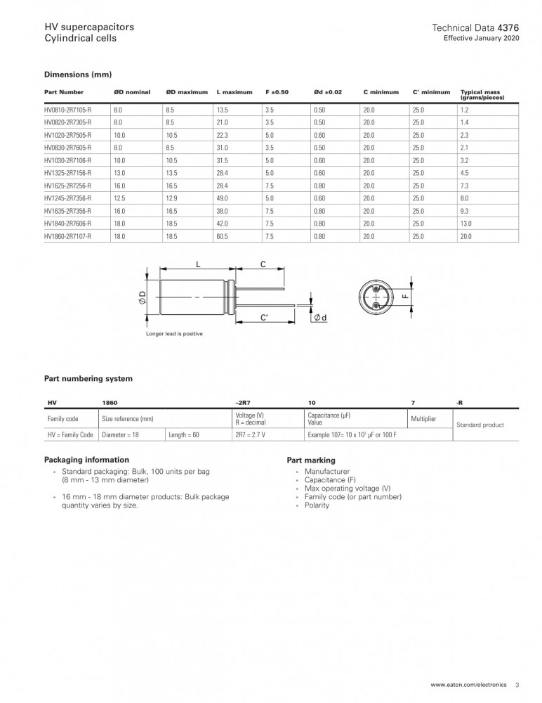 HV0810-2R7105-R technical document page 3