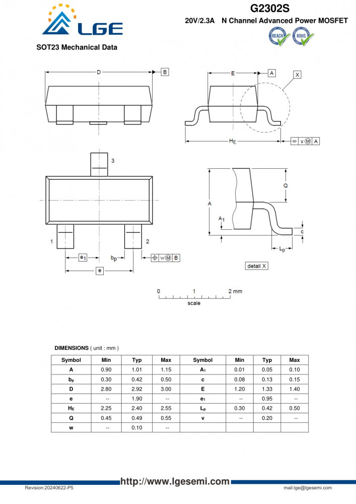 G2302S datasheet page 5