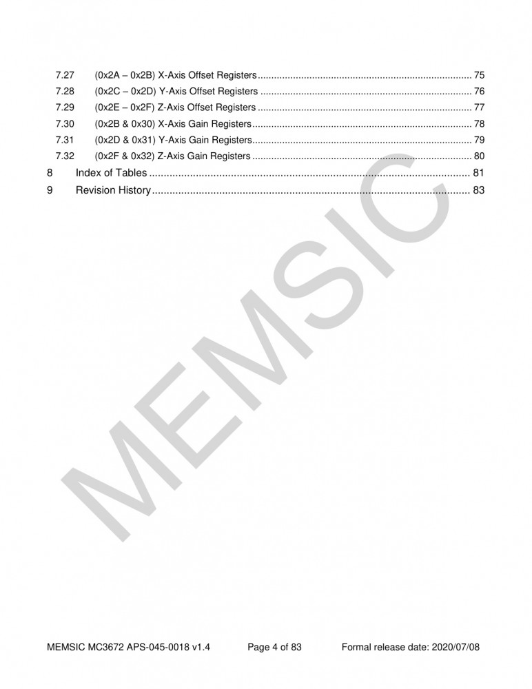 MC3672 technical document page 4