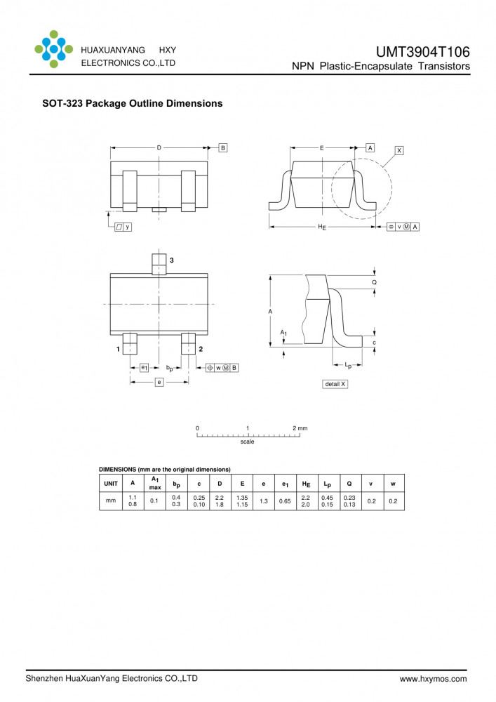 UMT3904T106-HXY datasheet page 3