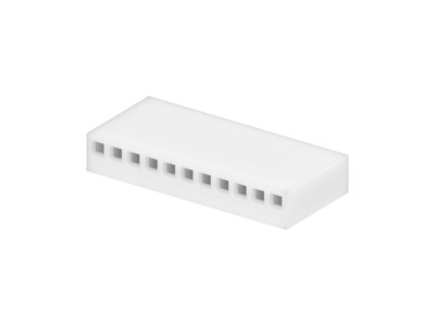 2.50mm Pitch Wire-to-Wire and Wire-to-Board Receptacle Housing, without Retainer, 10 Circuits