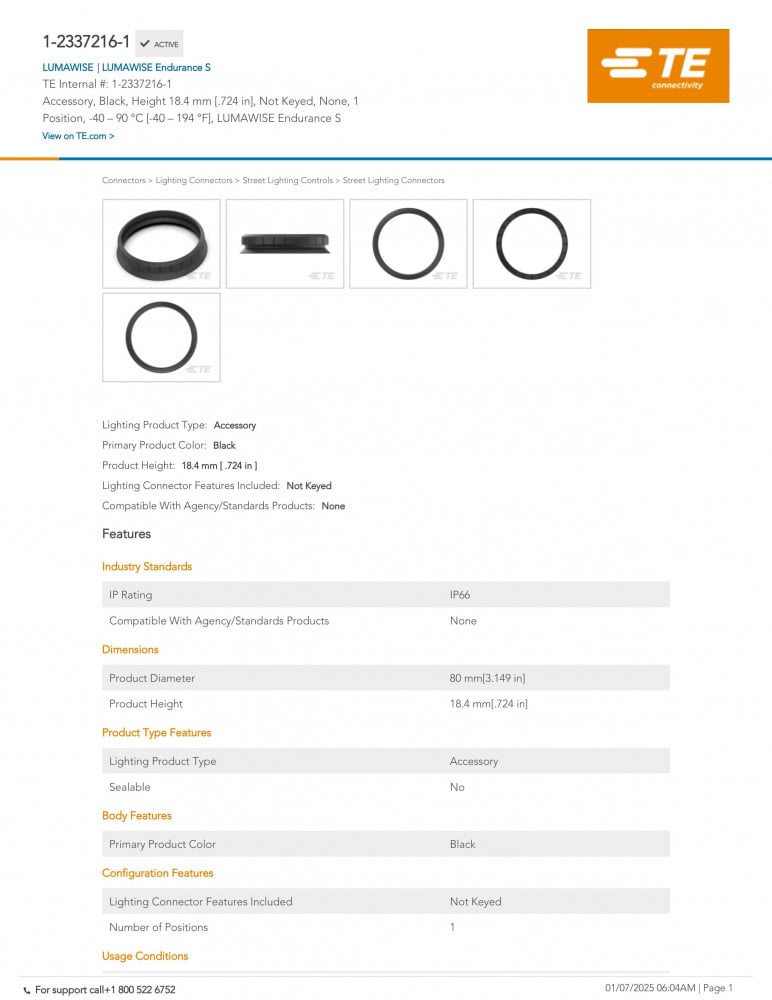 1-2337216-1 technical document page 1