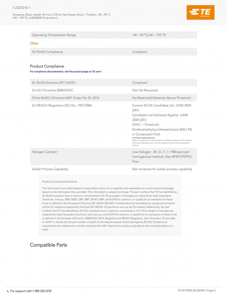 1-2337216-1 technical document page 2