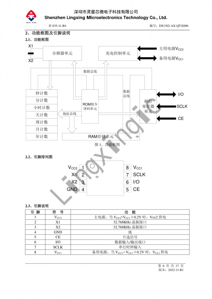 DS1302N(LX) datasheet page 6