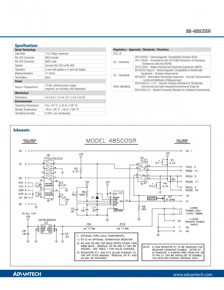 BB-485COSR technical document page 2