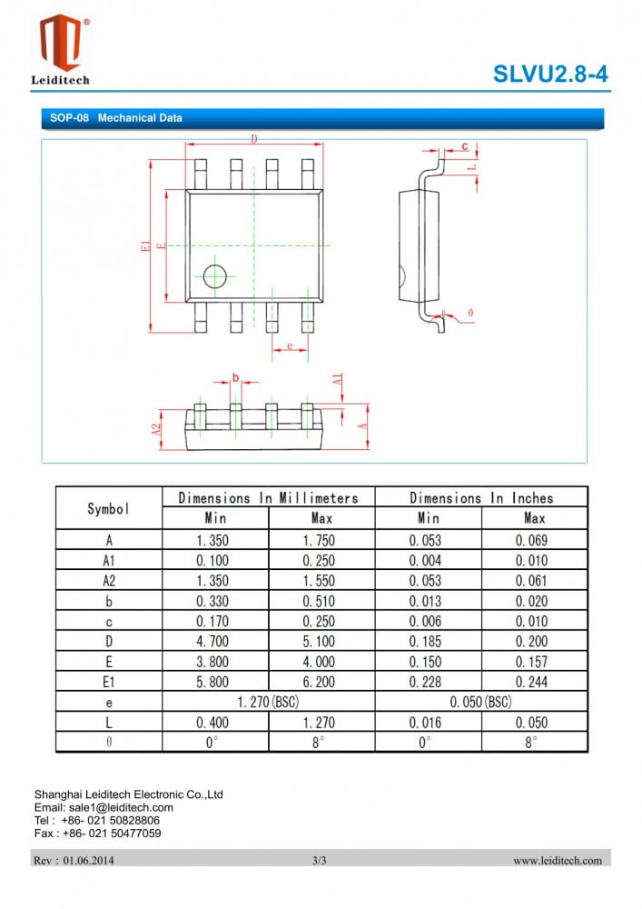 SLVU2.8-4 datasheet page 3
