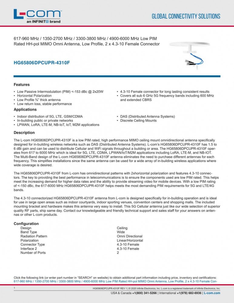 HG65806DPCUPR-4310F datasheet page 1