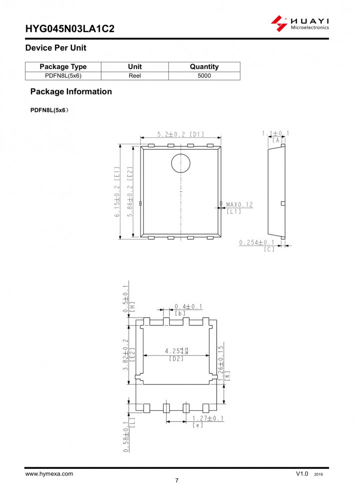 HYG045N03LA1C2 datasheet page 7
