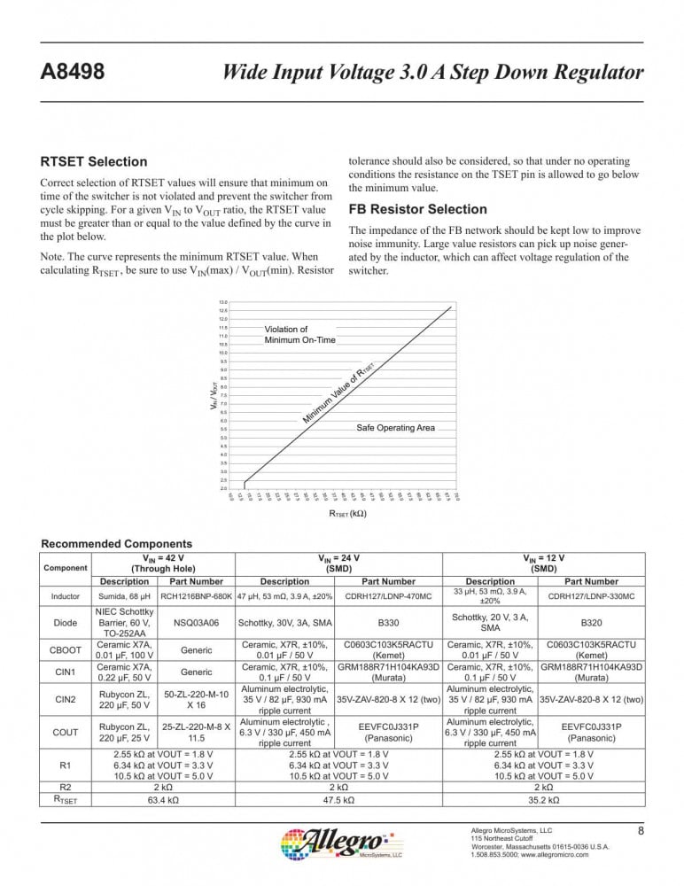 A8498 datasheet page 8