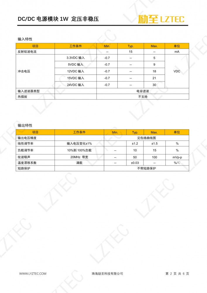 B2409S-1W technical document page 2