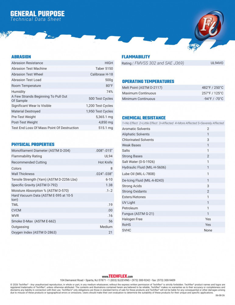 FLEXO F6 technical document, page 2