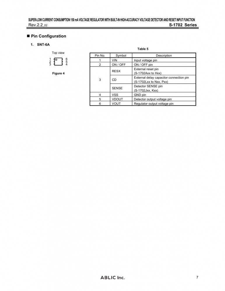 S-1702 datasheet page 7
