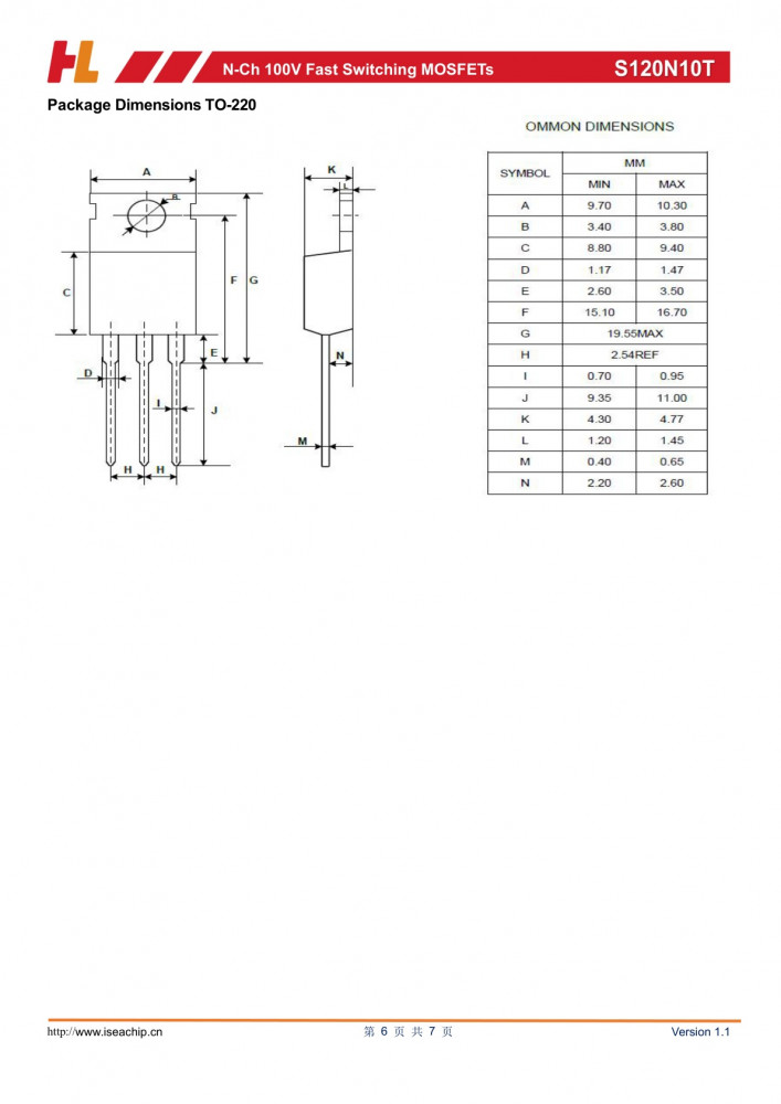 S120N10T datasheet page 6