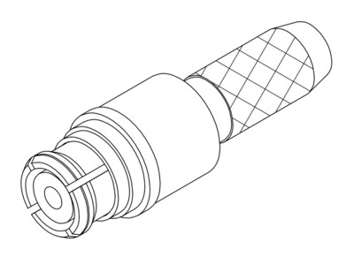 SMP Plug, Straight, Limited Detent, PCB, Through Hole, Tray