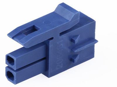 Micro-Fit+ Versa Color Receptacle Housing, Dual Row, 10 Circuits, UL 94V-0, Glow-Wire Capable, Blue