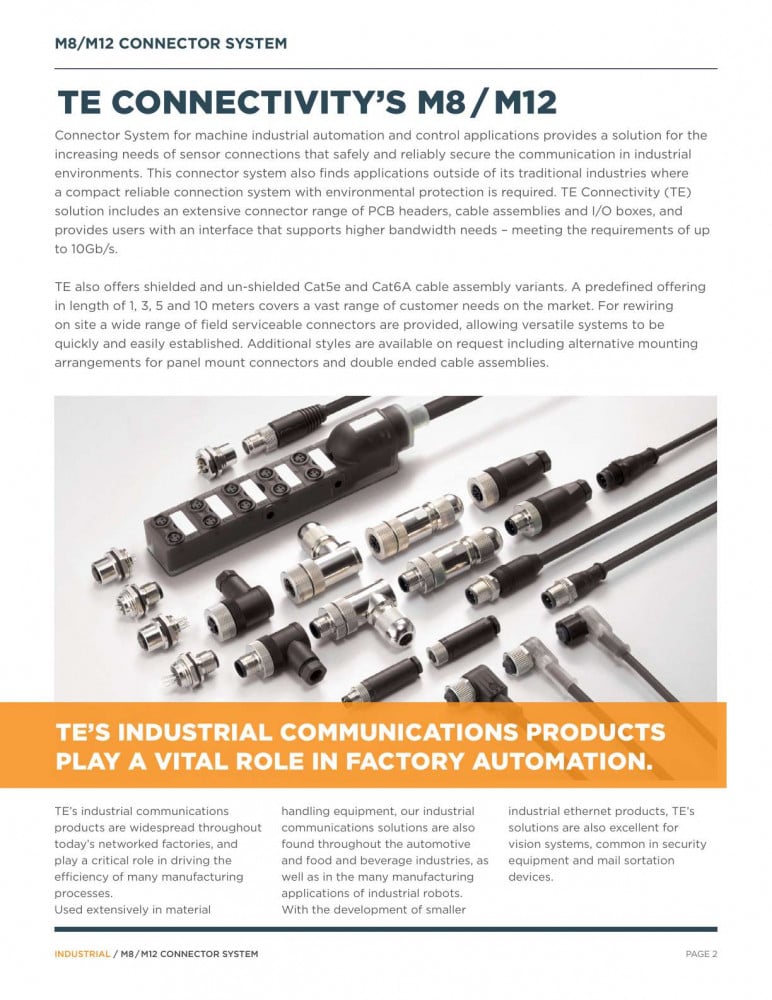 TE M8/M12 connector system document page 2