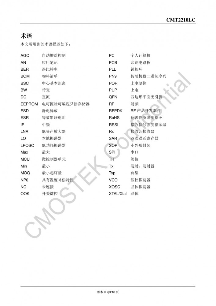 CMT2210LC document page 3