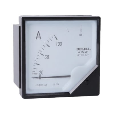 Delixi Electric 42L6A120 Analog Panel Ammeter Chip for Electrical Current Measurement