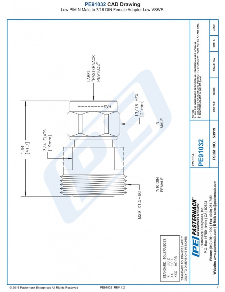 PE91032 datasheet page 4