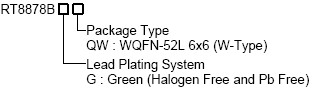 RT8878B - Dual-Output PWM Controller with 2 Integrated Drivers for AMD SVI2 CPU Power Supply for sale