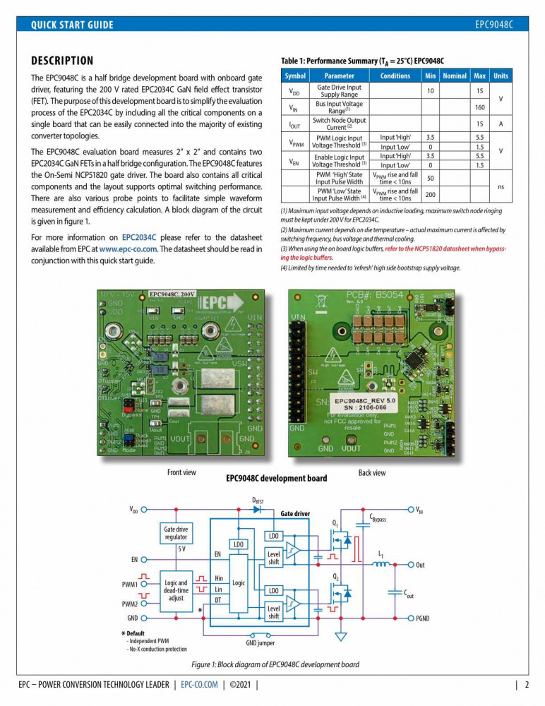 EPC9048C document page 2