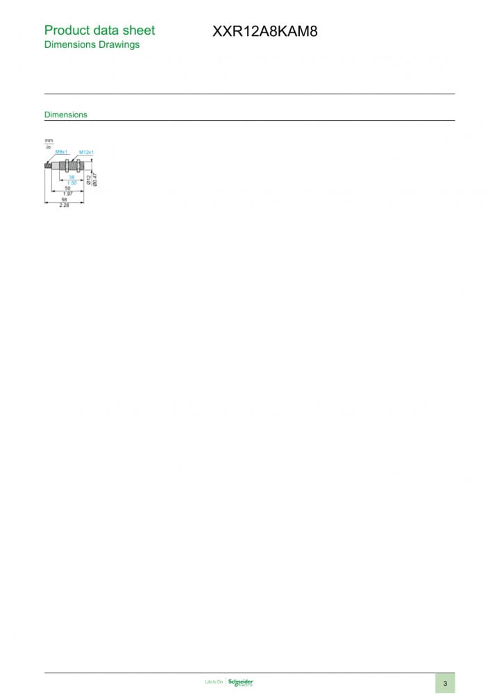 XXR12A8KAM8 technical document page 3