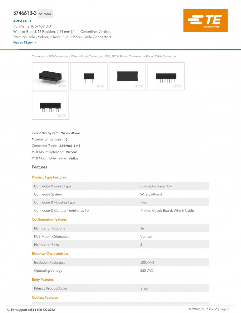 5746613-3 technical document page 1