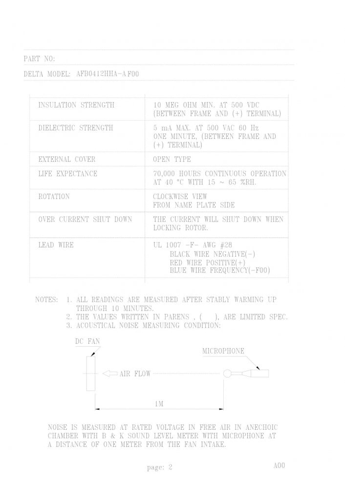 AFB0412HHA-AF00 specification page 2