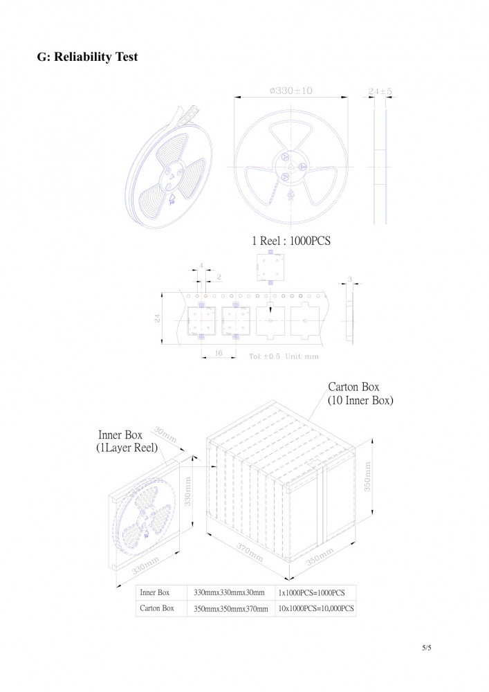GSC1325YB-3V4000 specification page 5