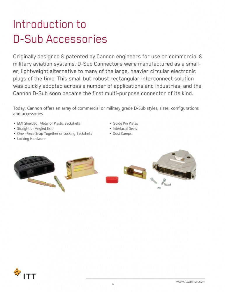 ITT CANNON D20419-74 technical document page 4